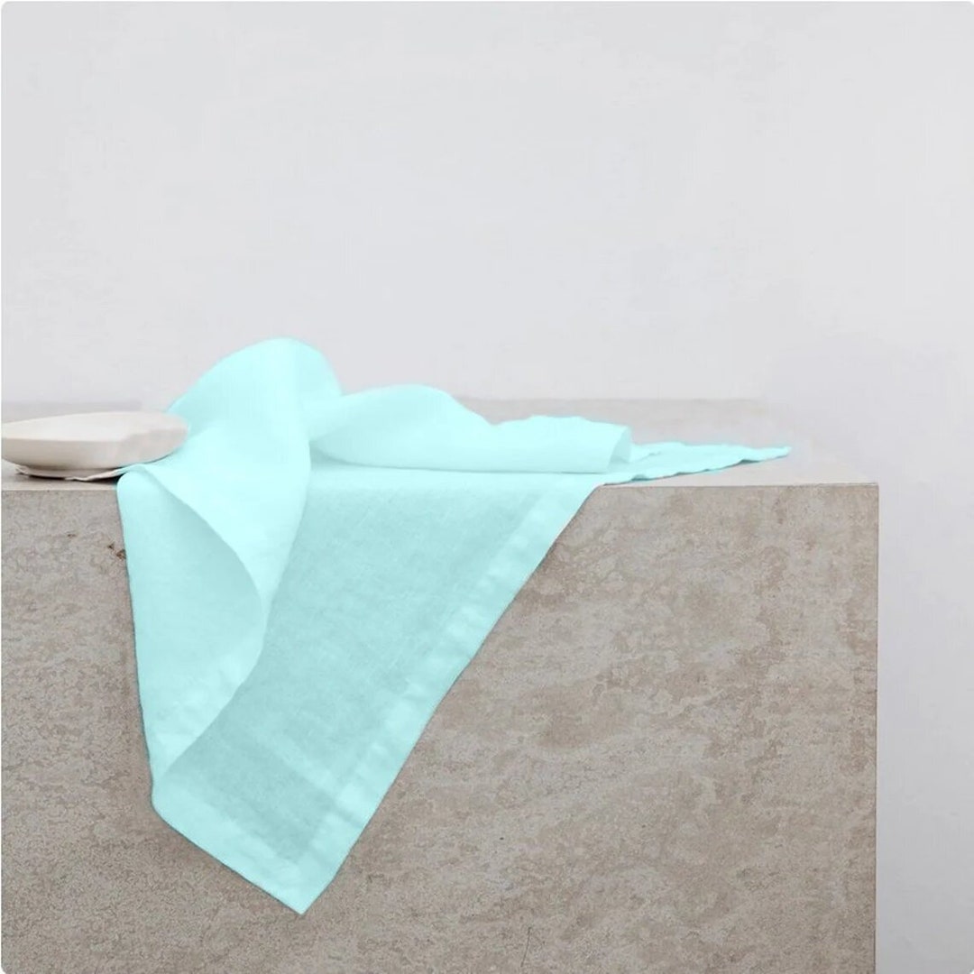 100 Pack Turquoise Napkins, Cotton Napkins Set - Organic Cotton Napkins ...