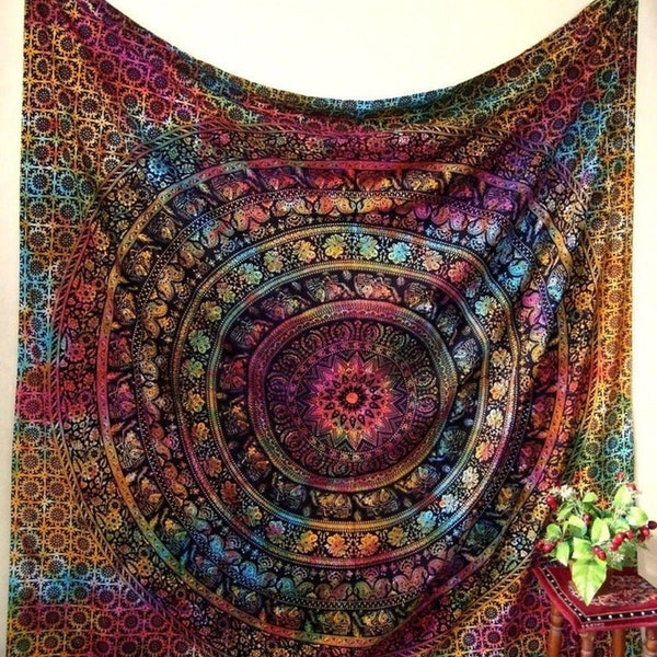 Hippie Tapestry - Etsy