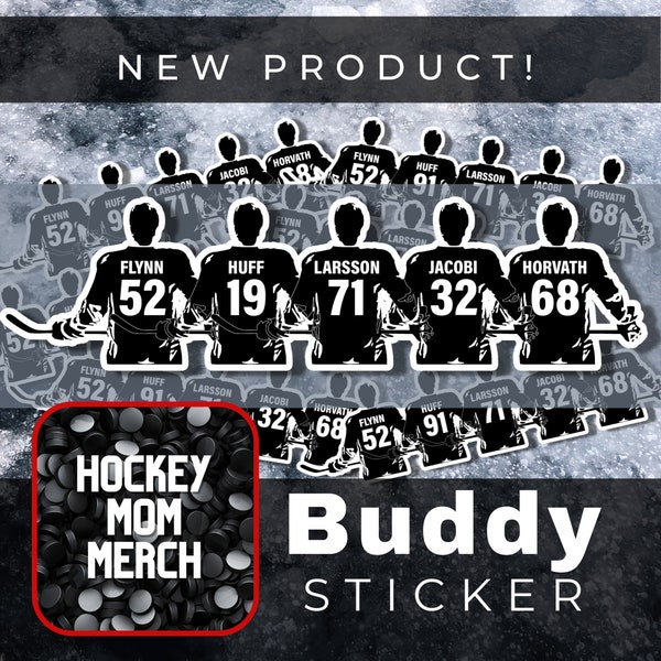 Hockey Sticker - Etsy