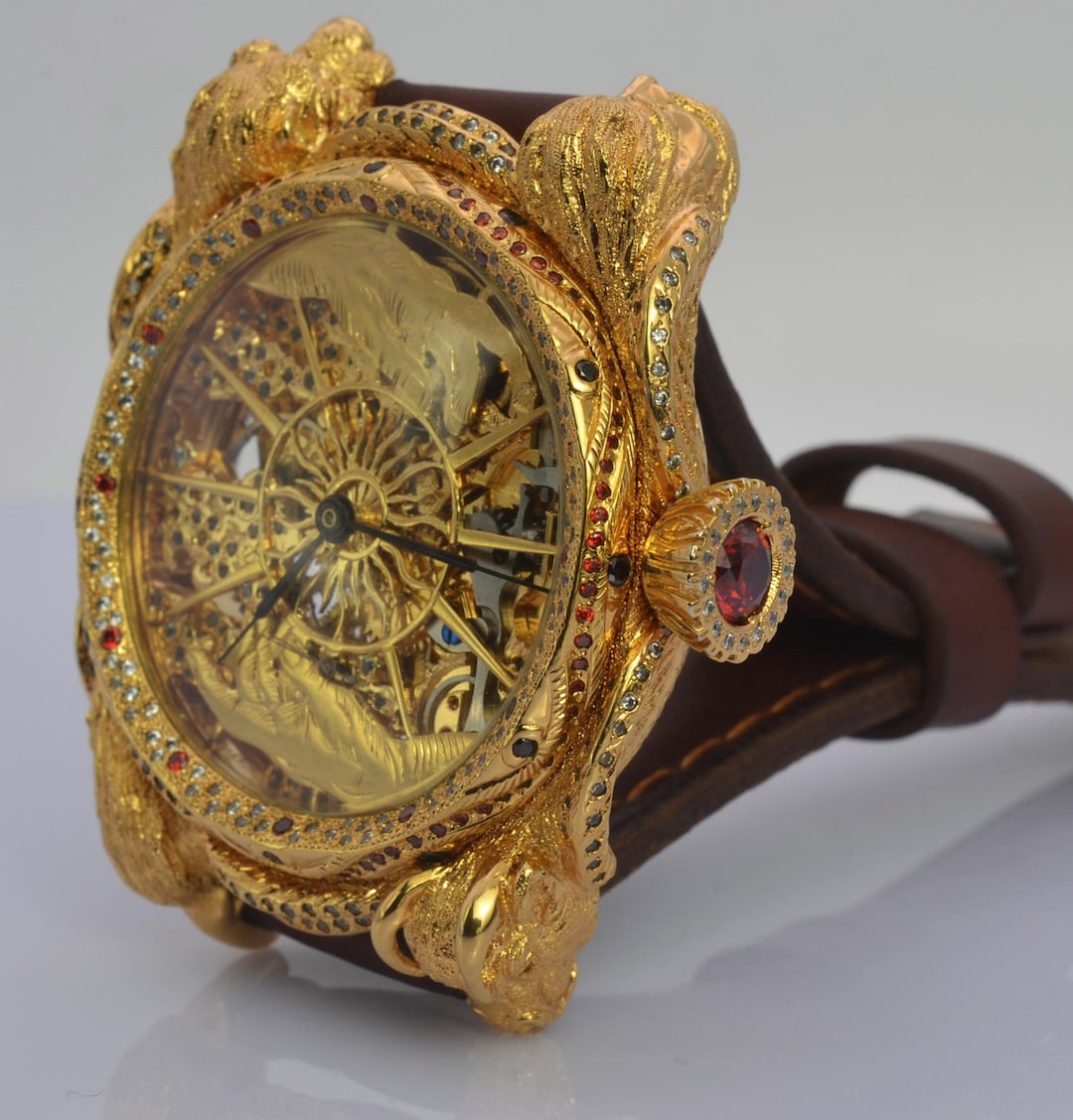 Vintage OMEGA Skeleton Wristwatch UNIQUE Piece of Art. Angel Ezekiel ...