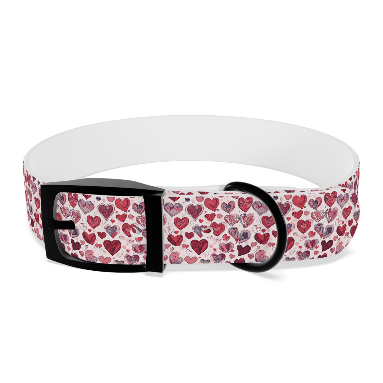 Hearts Dog Collar - Etsy