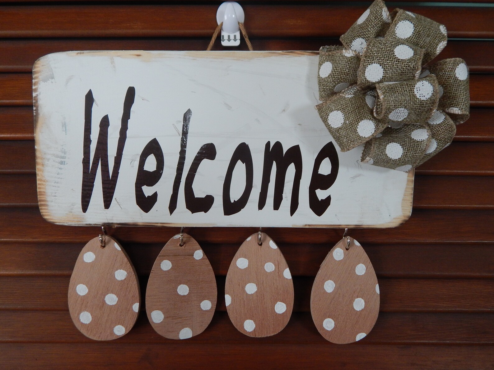 Rustic Wooden Distressed Welcome Sign - Etsy