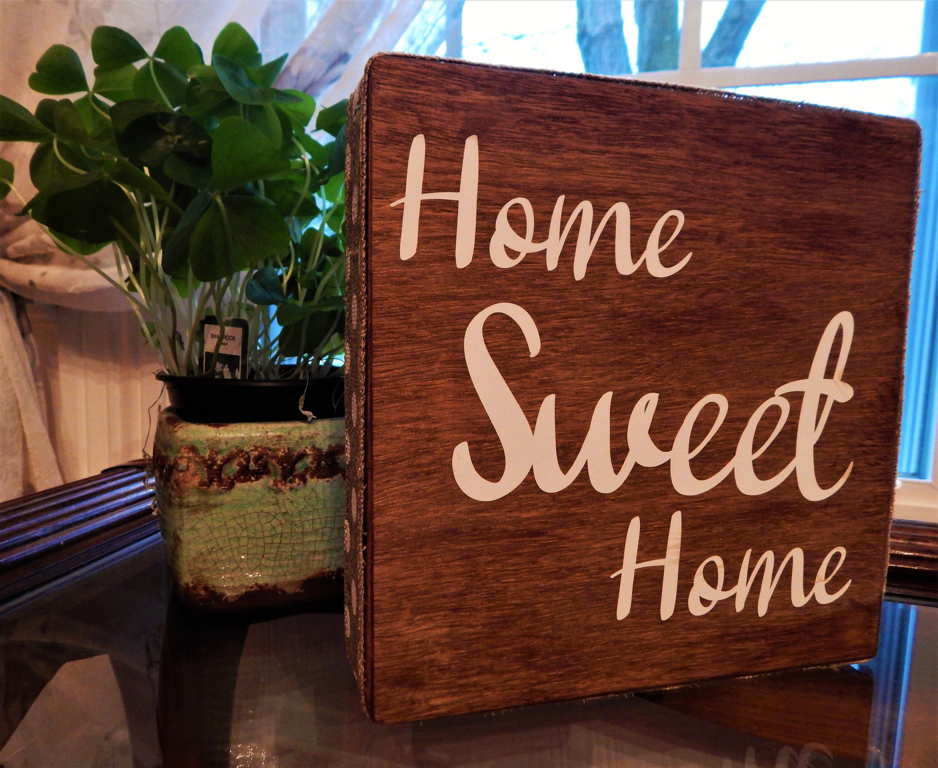 Wooden Block Sign home Sweet Home | Etsy