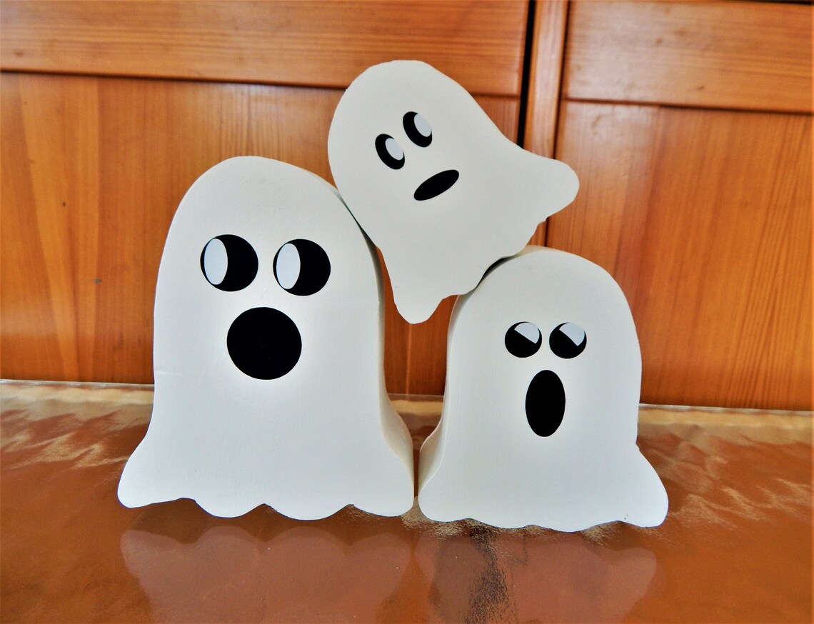 Ghost Shelf Sitters - Set of 3 - Etsy