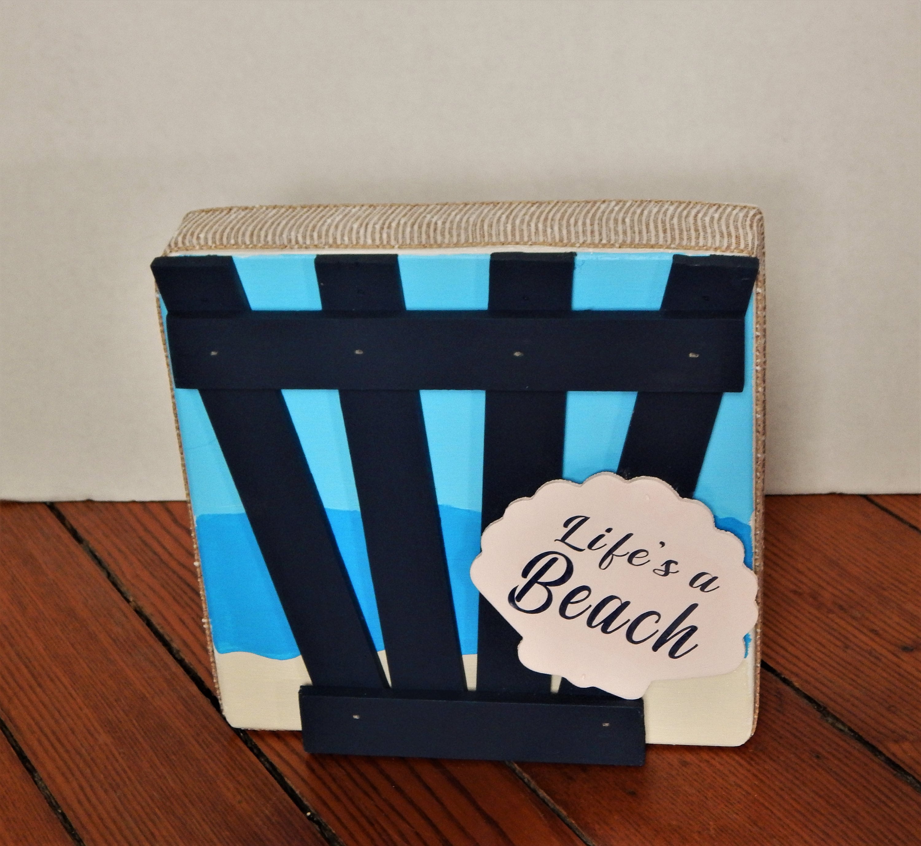 Life's a Beach Wooden Block Sign | Etsy