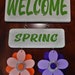 Spring Flowers Welcome Sign - Etsy