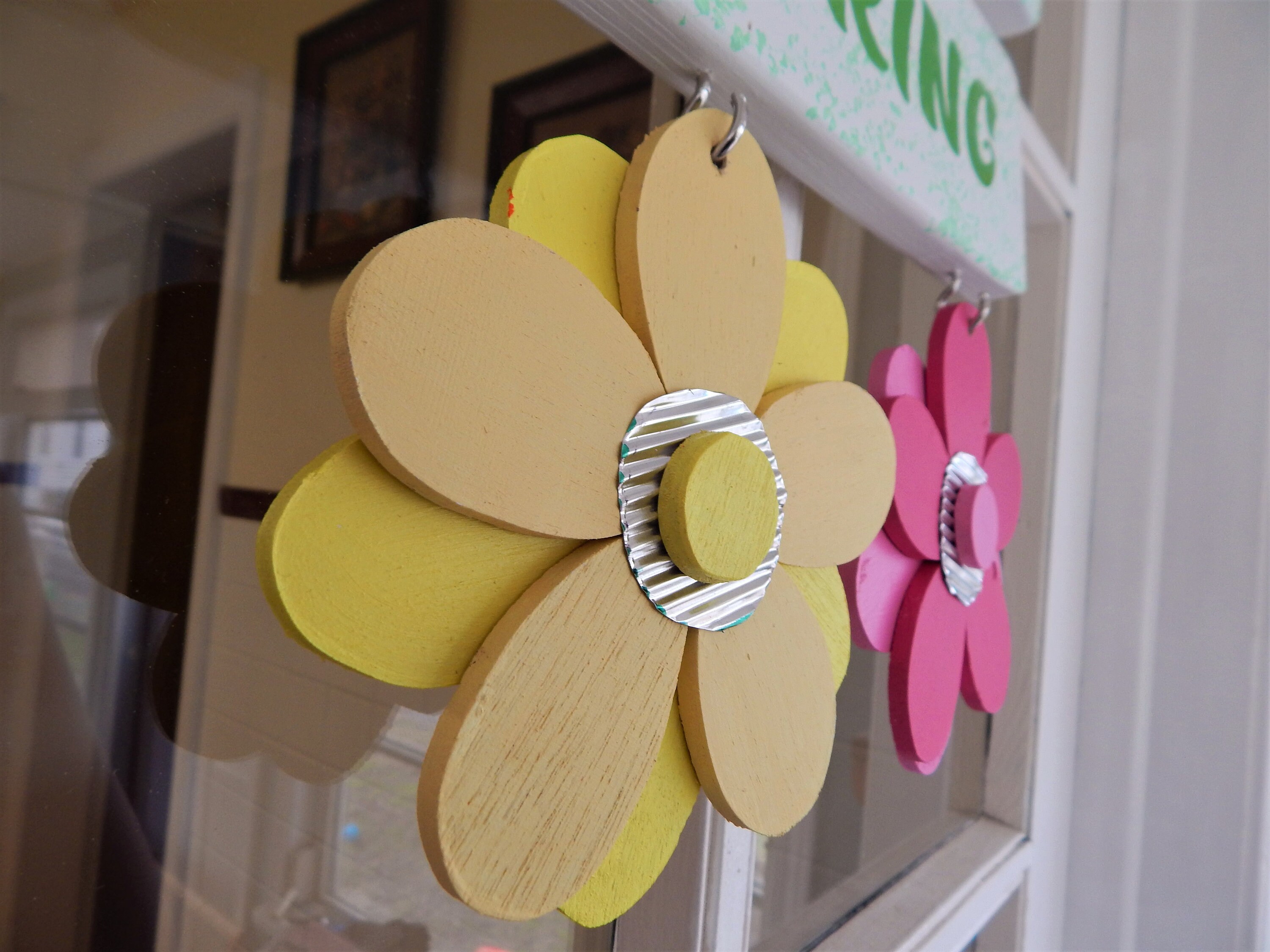 Spring Flowers Welcome Sign | Etsy