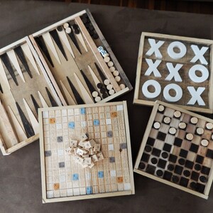 Rustic Reclaimed Wooden Backgammon Game - Etsy