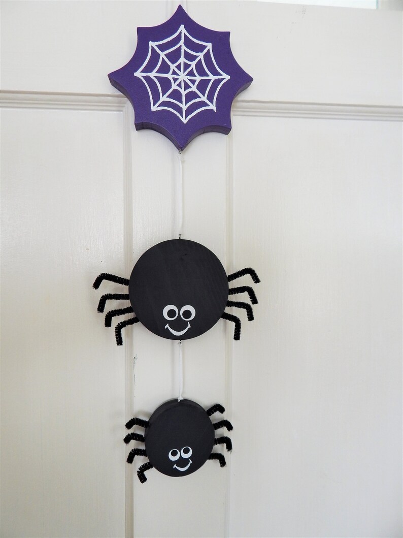 Three Piece Spider & Web Door/wall Hanger - Etsy