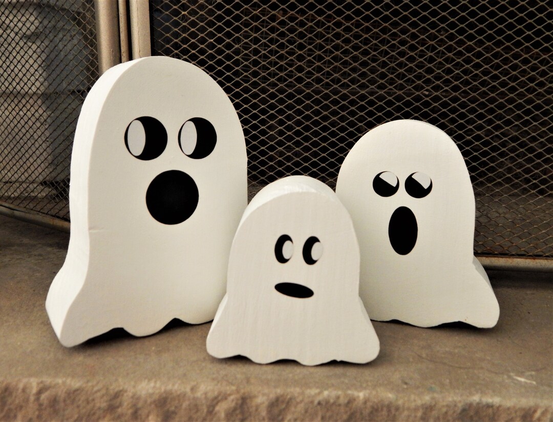 Ghost Shelf Sitters - Set of 3 - Etsy