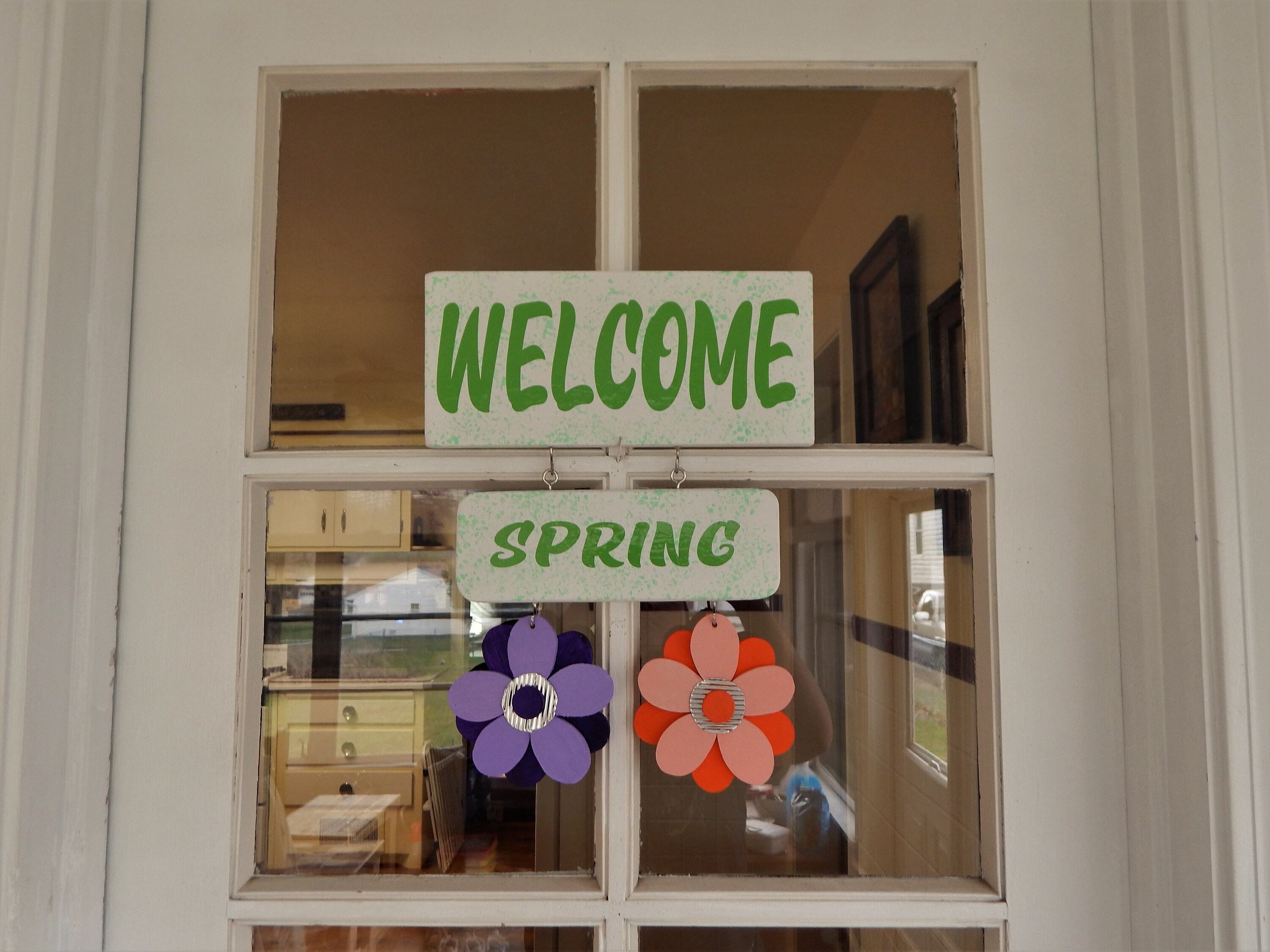 Spring Flowers Welcome Sign - Etsy Sweden