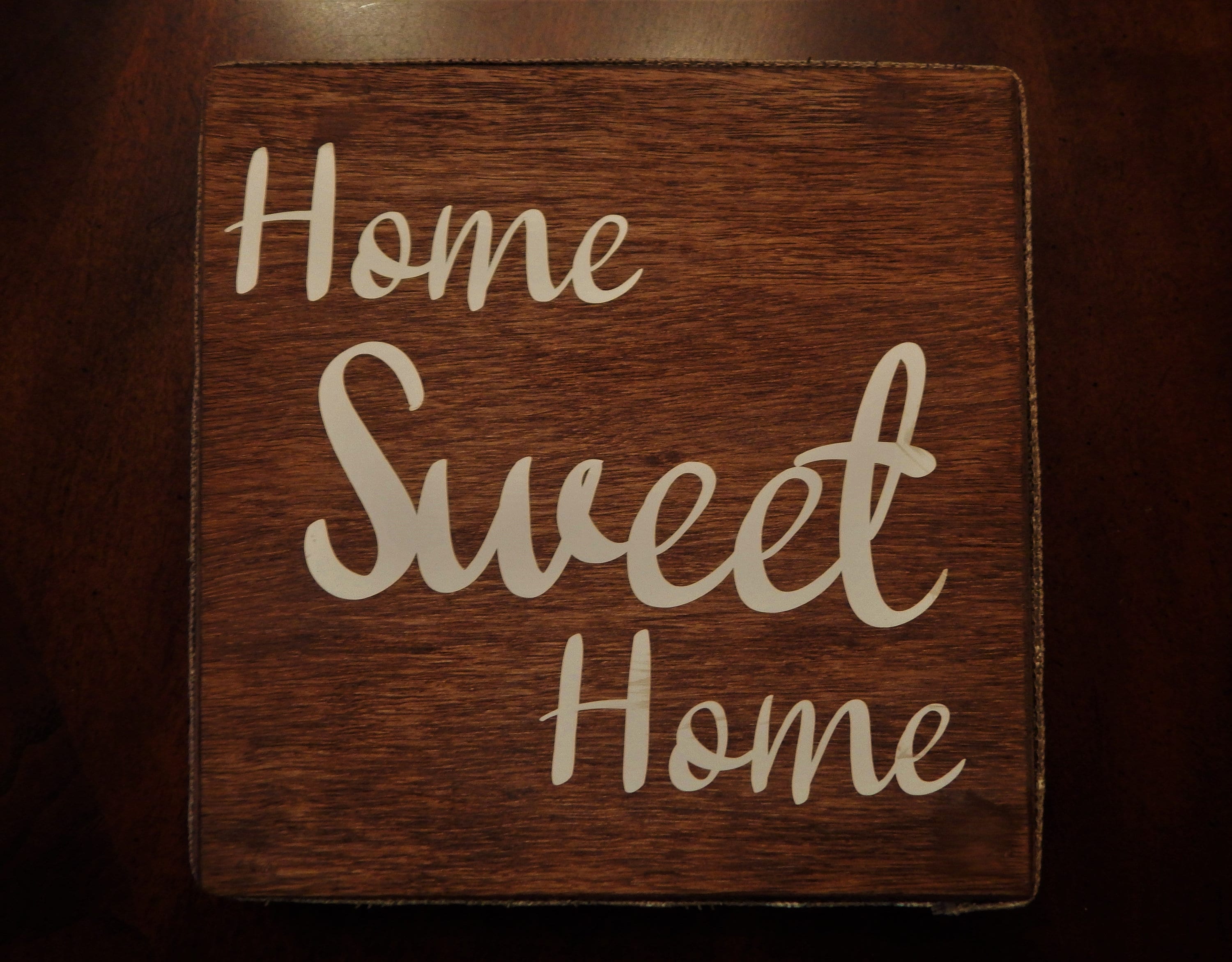 Wooden Block Sign home Sweet Home | Etsy