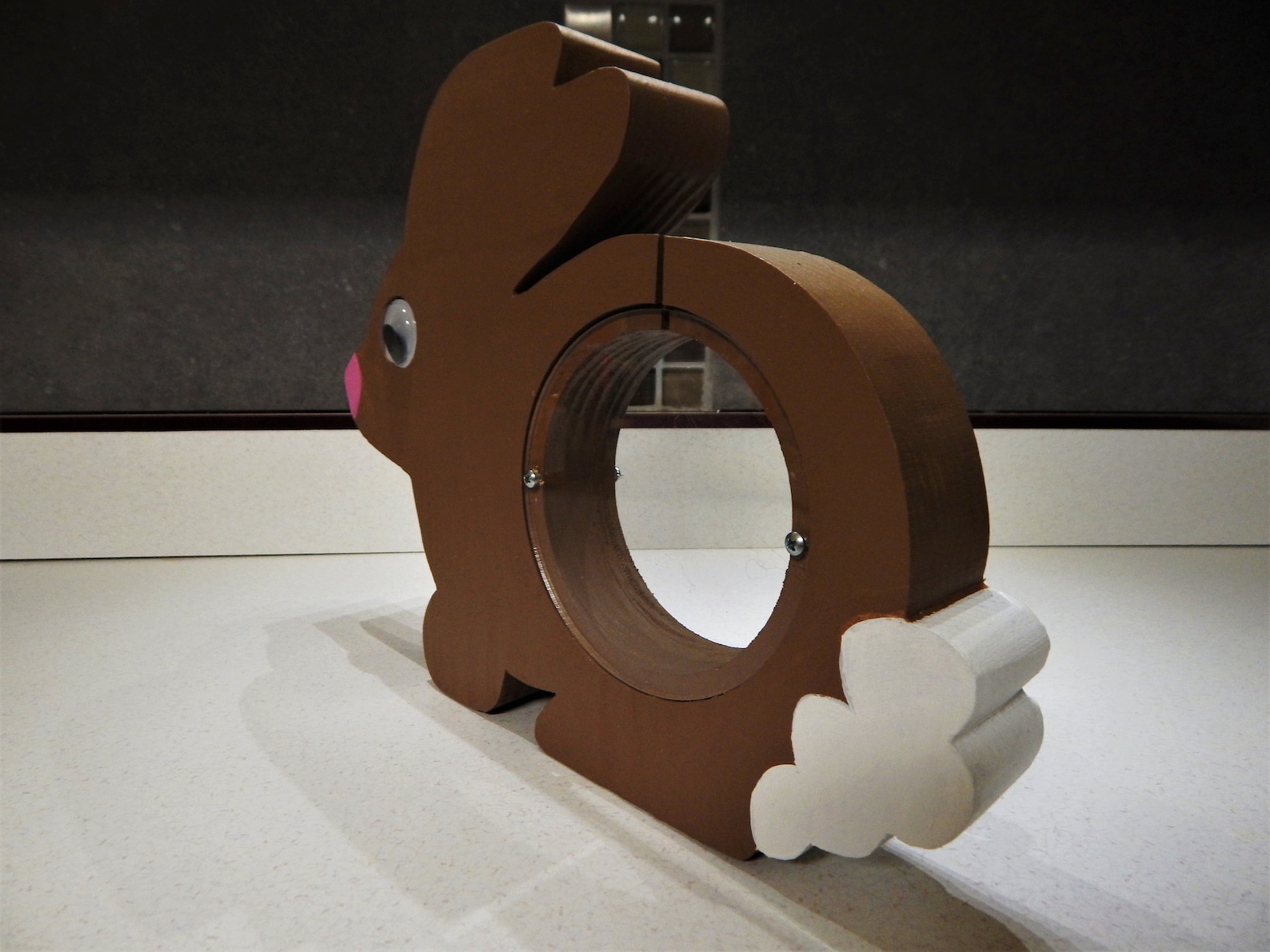 Wooden Bunny Coin Bank | Etsy