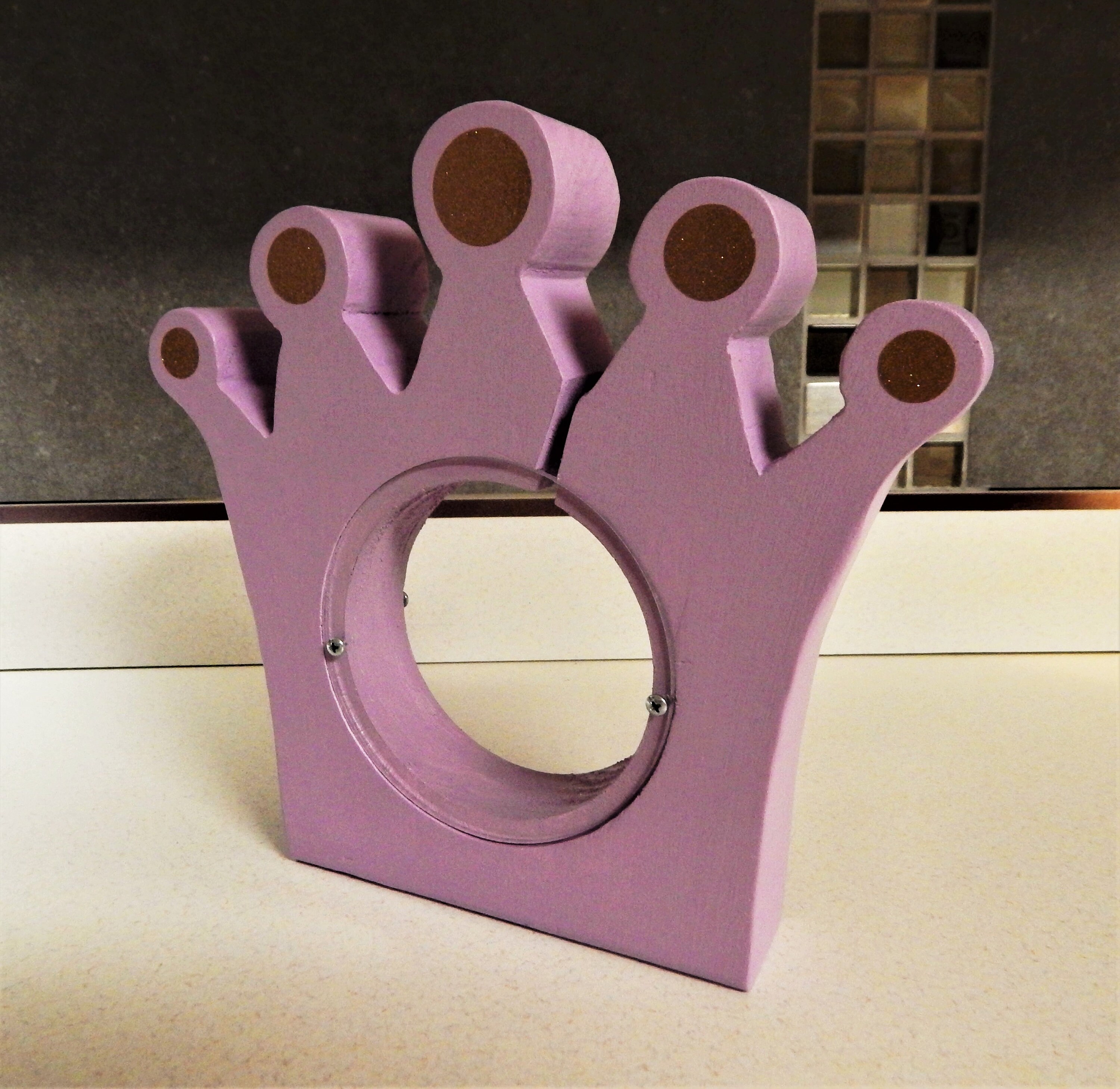 Wooden Princess Crown Coin Bank - Etsy