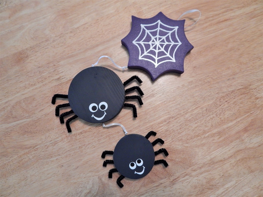 Three Piece Spider & Web Door/wall Hanger - Etsy