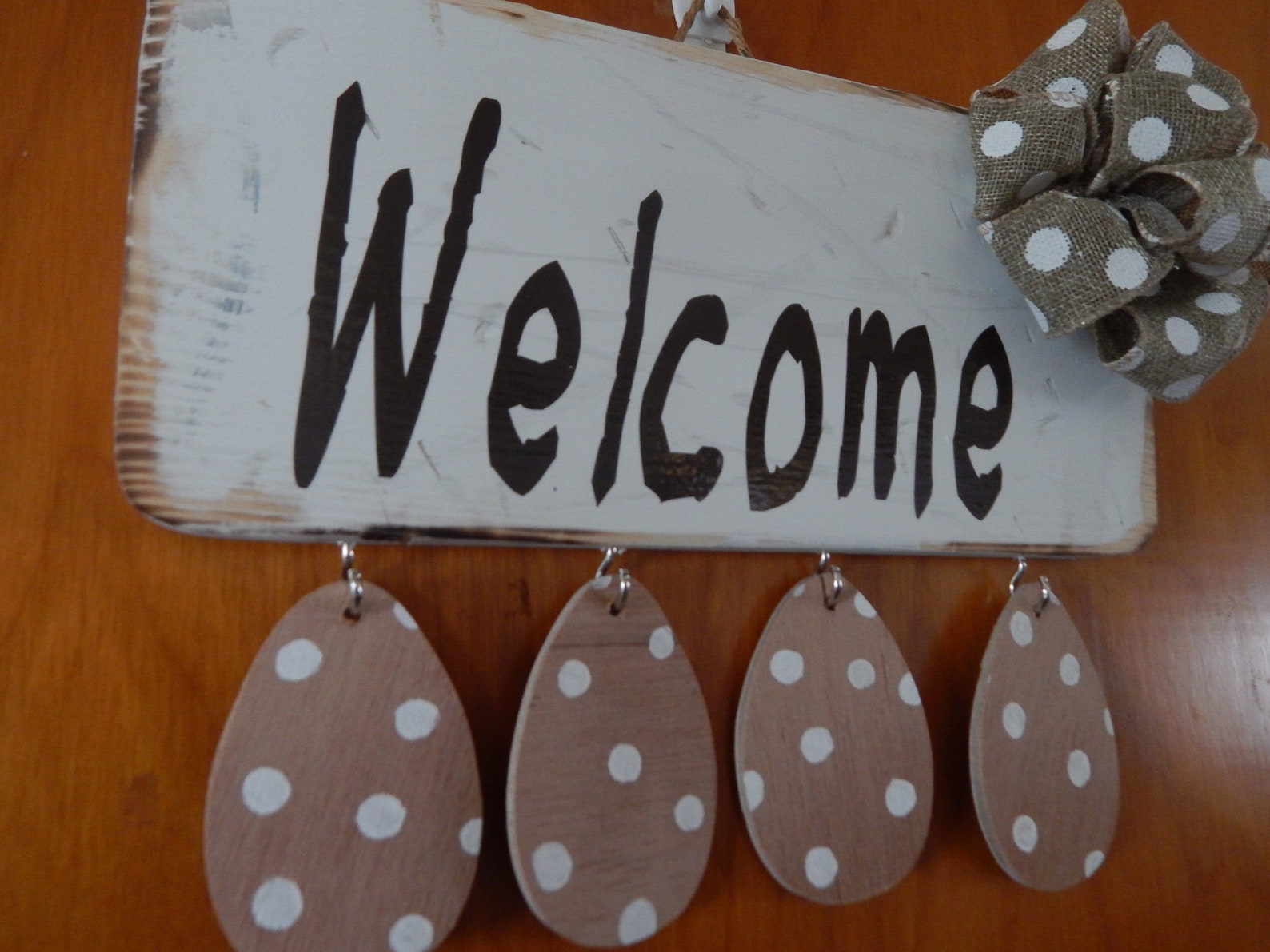 Rustic Wooden Distressed Welcome Sign - Etsy