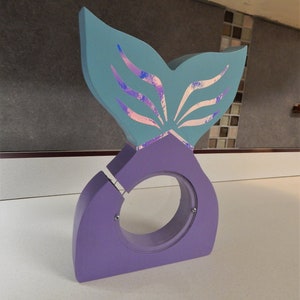 Wooden Mermaid Tail Coin Bank - Etsy