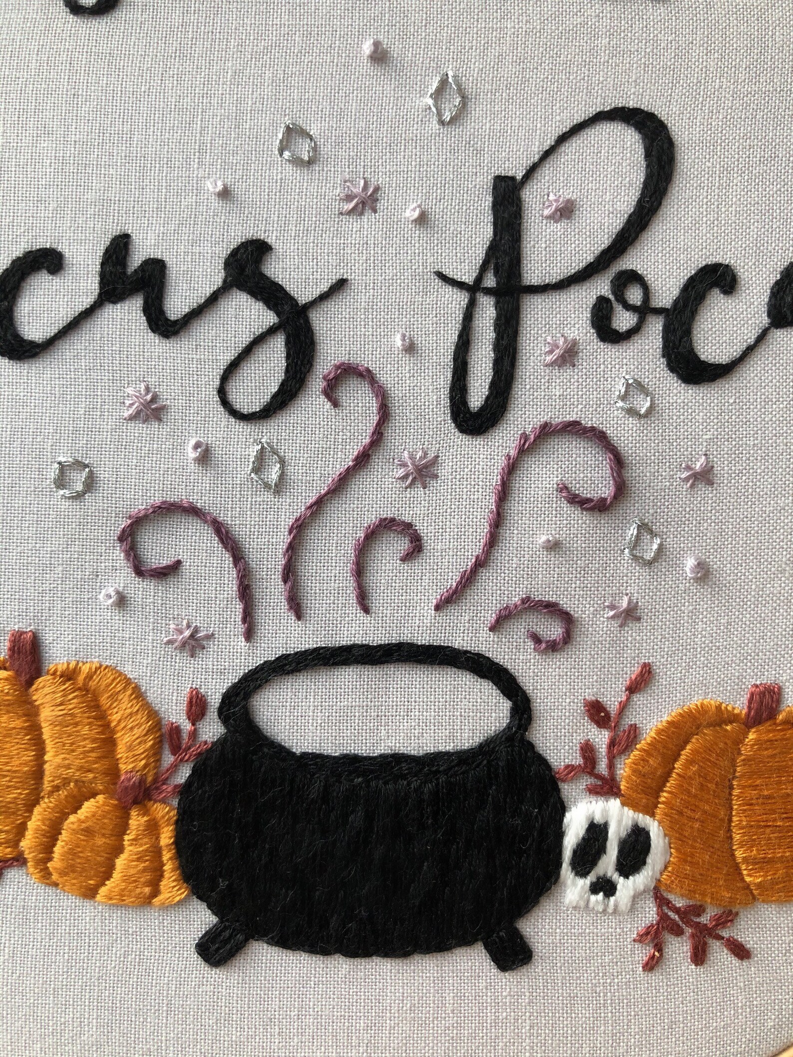 Halloween Embroidery PDF Digital Pattern - Etsy