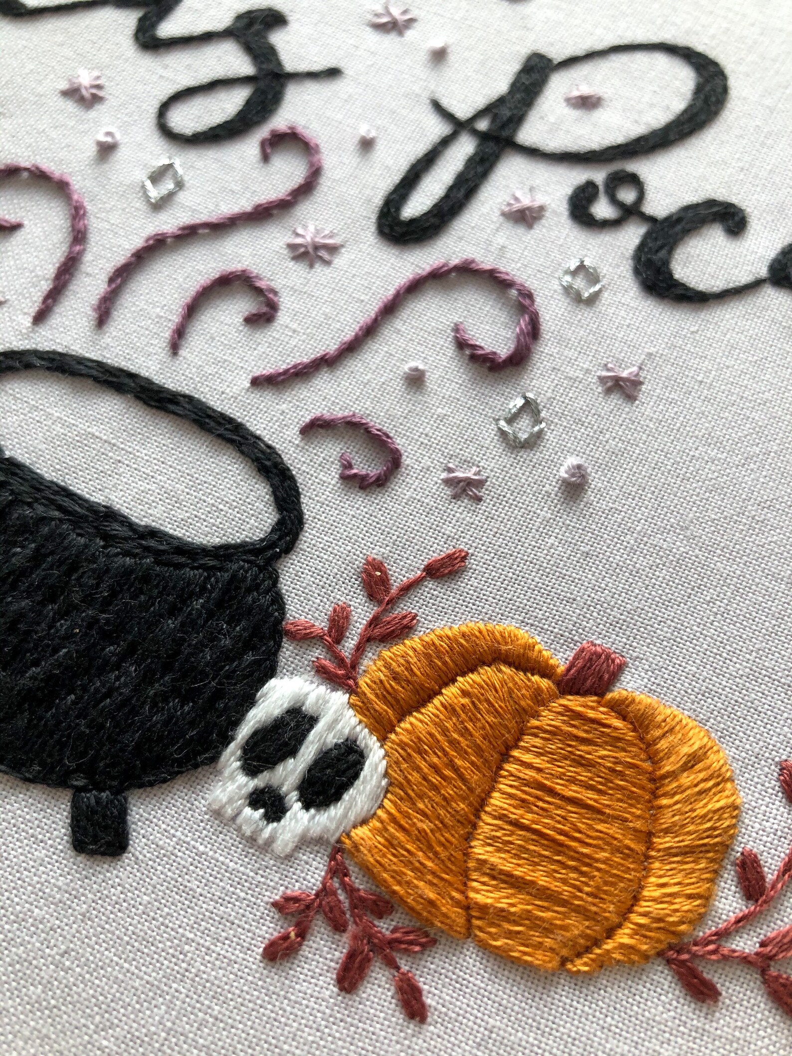 Halloween Embroidery PDF Digital Pattern - Etsy