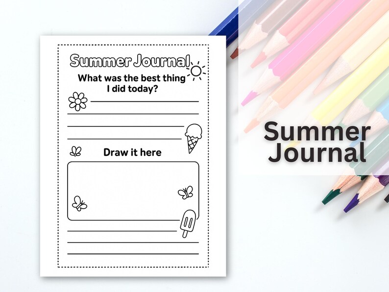 Summer Activity Pack for Kids | Printable Games, Coloring, Crafts ...