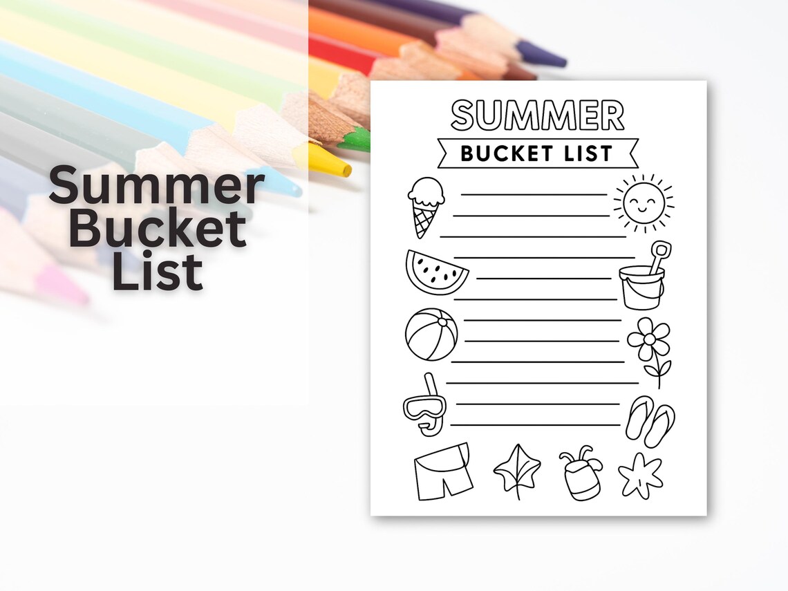 Summer Activity Pack for Kids | Printable Games & Coloring (PDF) - Etsy