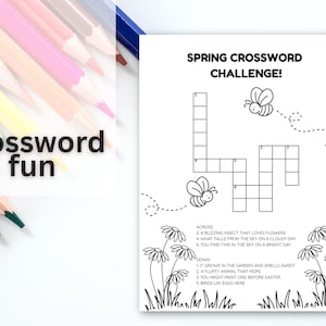 Spring Activity Pack for Kids | Printable Games & Coloring (PDF) - Etsy