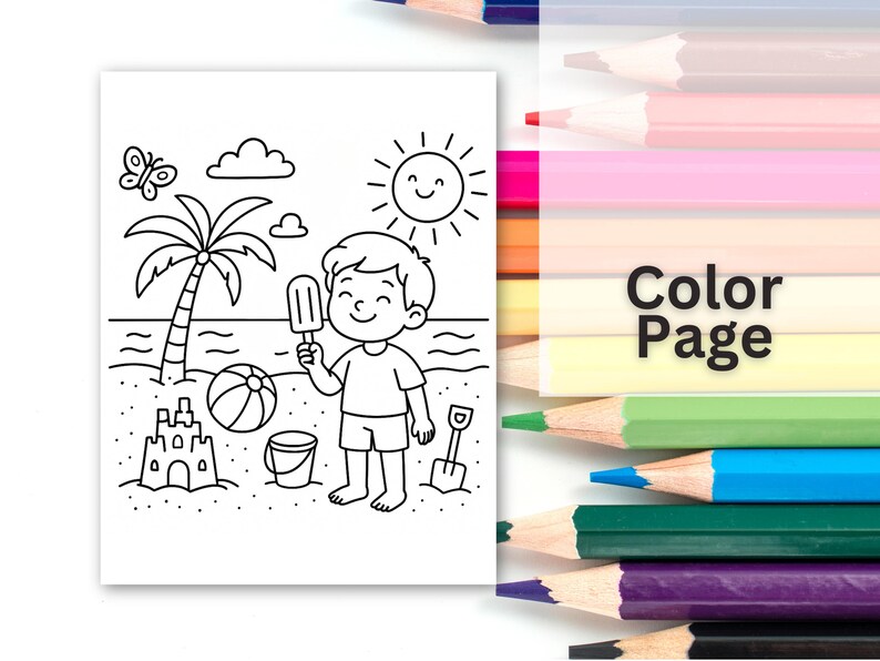 Summer Activity Pack for Kids | Printable Games & Coloring (PDF) - Etsy