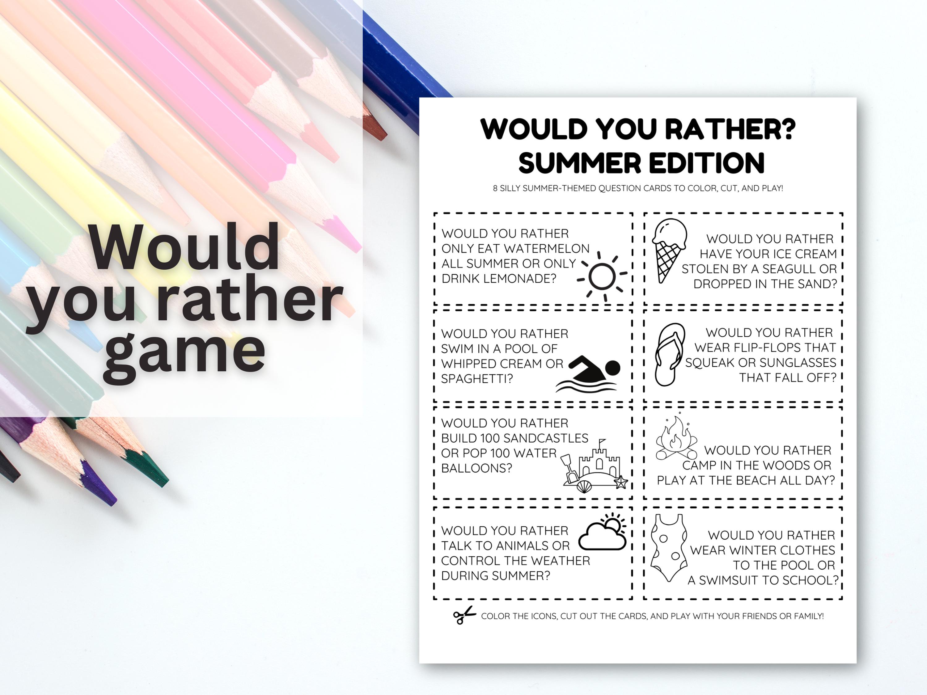 Summer Activity Pack for Kids | Printable Games & Coloring (PDF) - Etsy