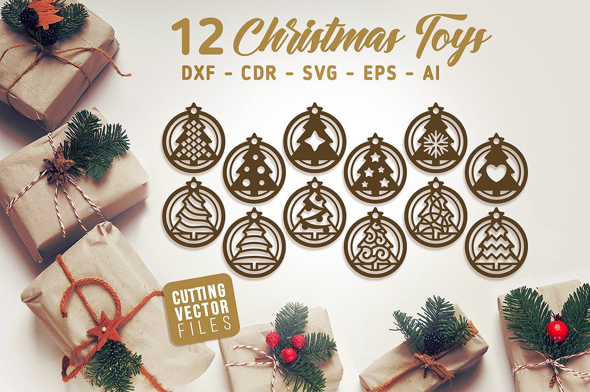 Christmas Toys Kit, Files for Cutting, Laser or CNC Router, Cricut and ...