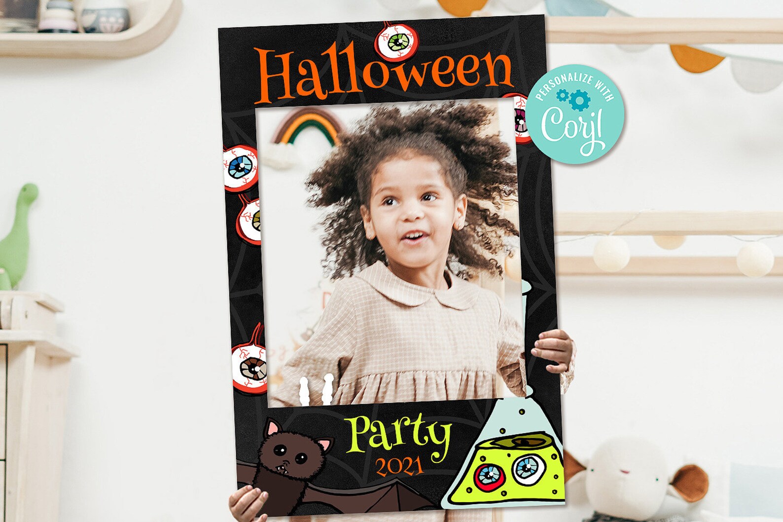 Printable Halloween Photo Booth Frame Halloween Party Frame - Etsy