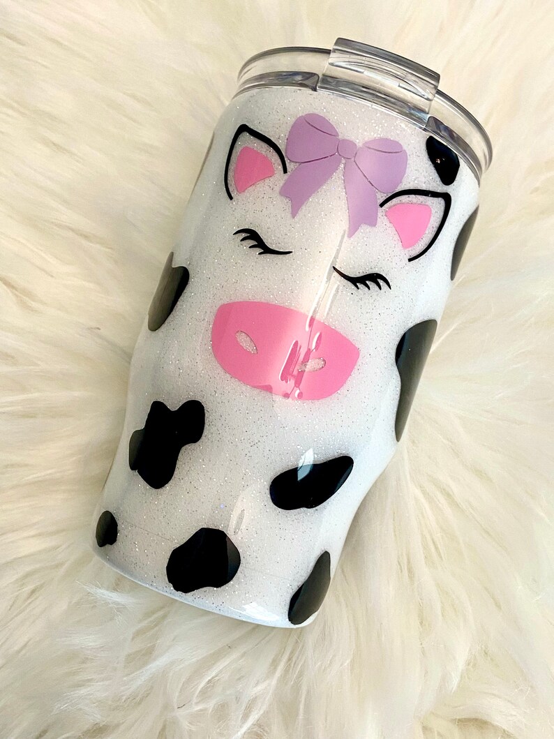 Glitter Cow Kids Cup Toddler Cup Glitter Sippy Cup Gifts - Etsy