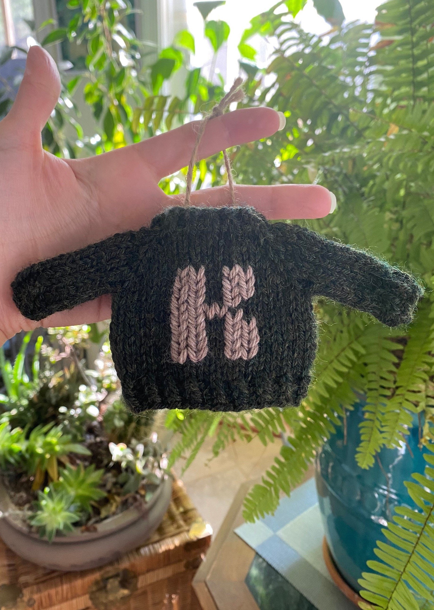 Tiny Sweater Ornament Pre-order, Personalized Monogram, Christmas ...