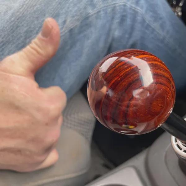 Hi Performance Cocobolo Wood Gear Shift Knob – Hand-turned Weighted ...