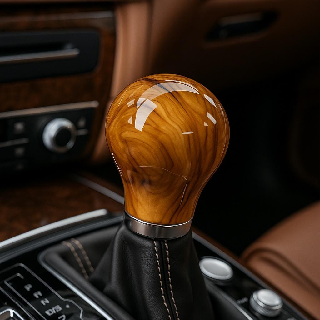 Olive Wood Gear Shift Knob – Hand-turned Weighted Shifter – Lichtenberg ...
