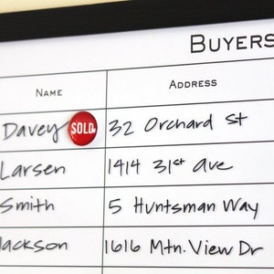 SOLD Magnets for Real Estate Boards - Etsy
