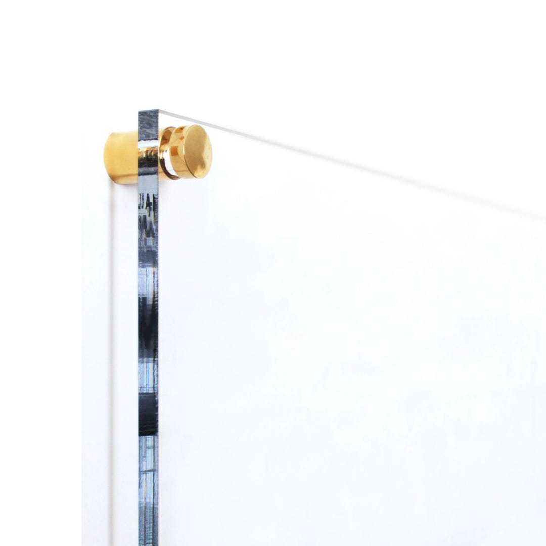 Clear Acrylic Memo Board Dry Erase Board for Home & Office Writable ...