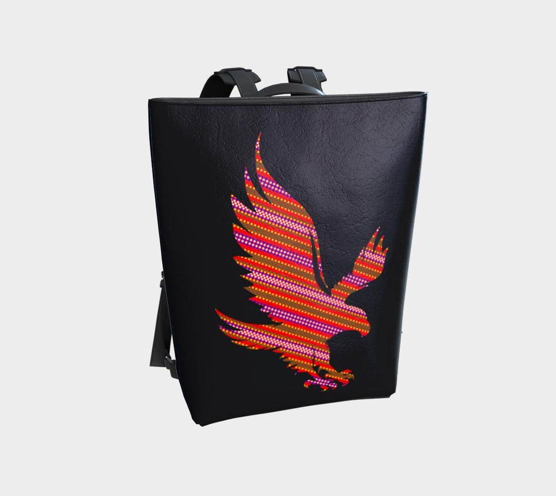 Métis Eagle Backpack - Vegan Leather - Indigenous Design - Mixed Moodz ...