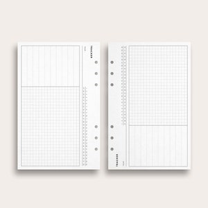 Basic Tracker Bundle, Half Letter Size Printable Daily Tracker, Weekly ...
