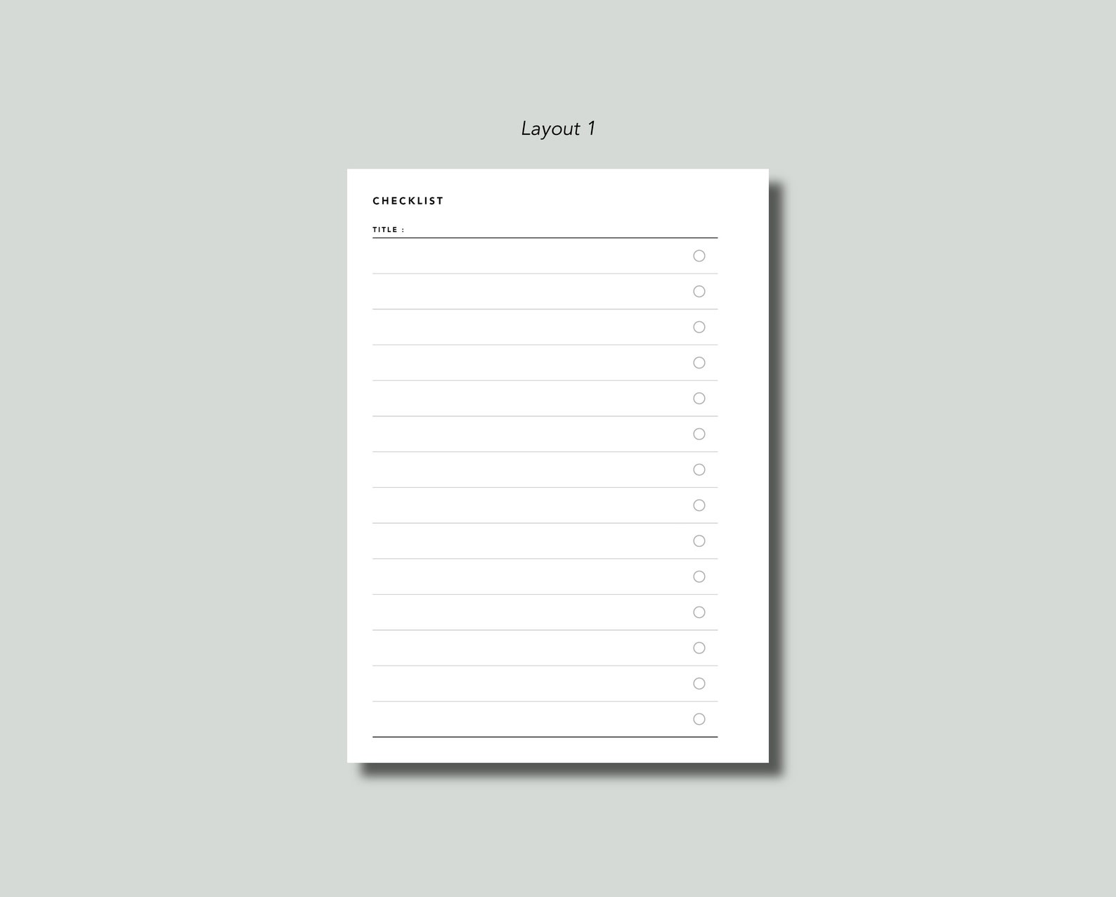 A6 Large Checklist Duo Checklist Template To-do List - Etsy UK