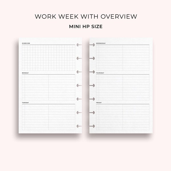 Weekly Work Planner - Etsy