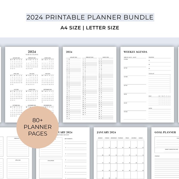 Planner Bundle - Etsy