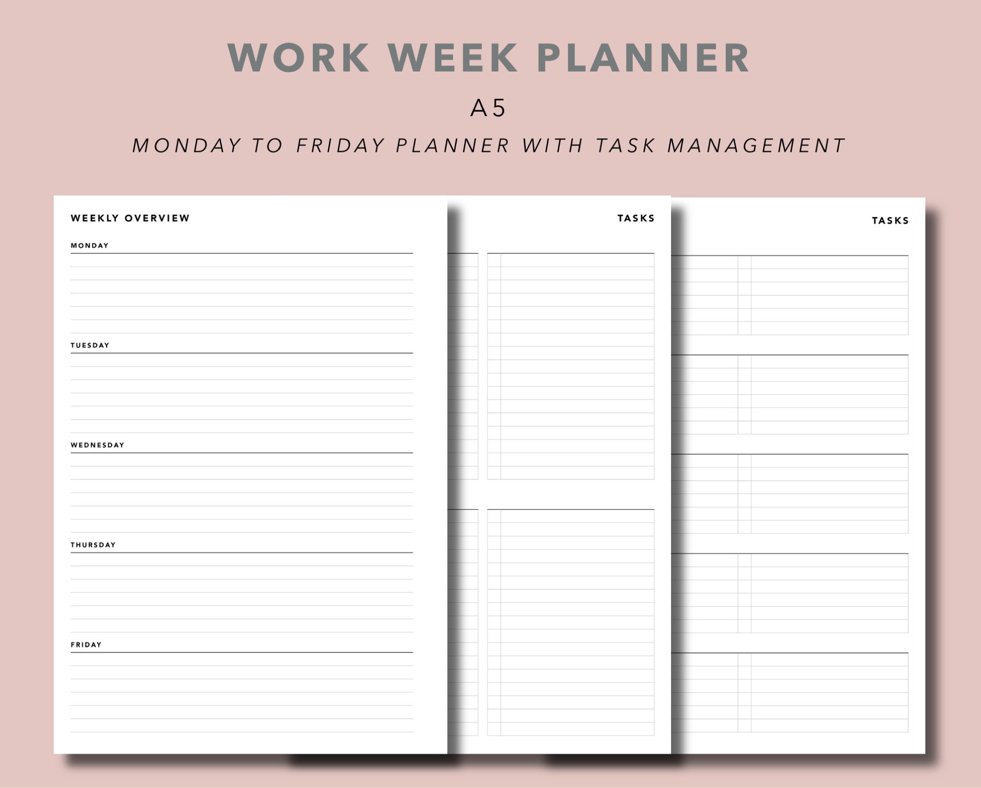 Paper Calendars & Planners Paper & Party Supplies Weekly Agenda US ...