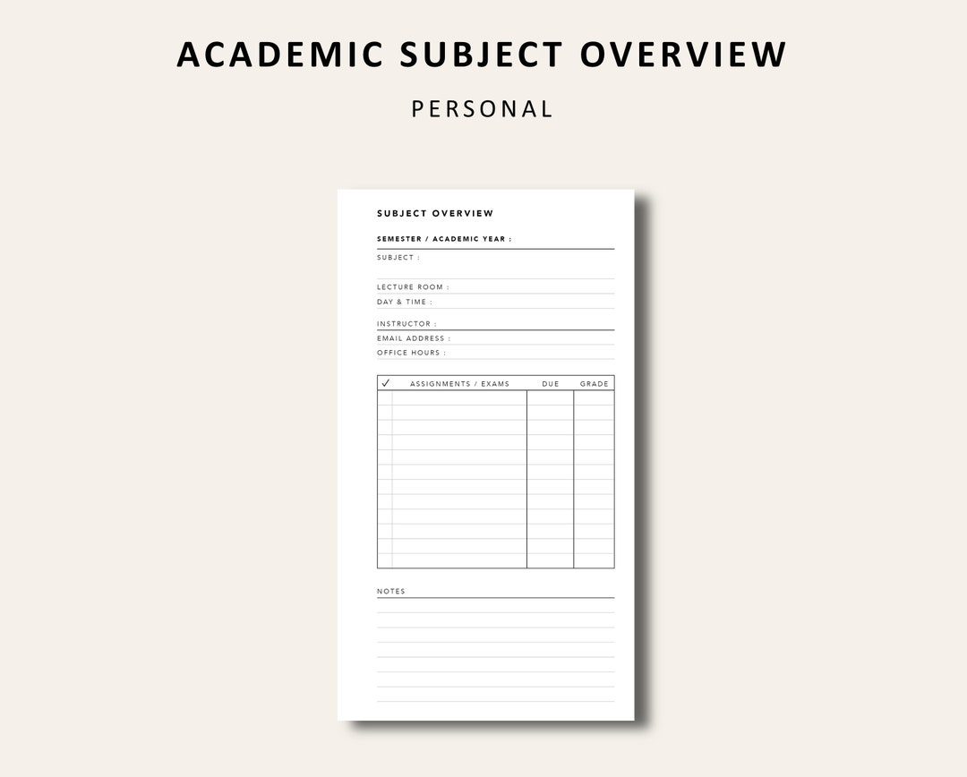 Personal Academic Subject Overview Course Overview Academic Etsy personal-academic-subject-overview-course-overview-academic-etsy