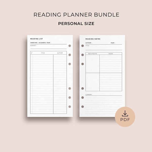 Personal Planner - Etsy