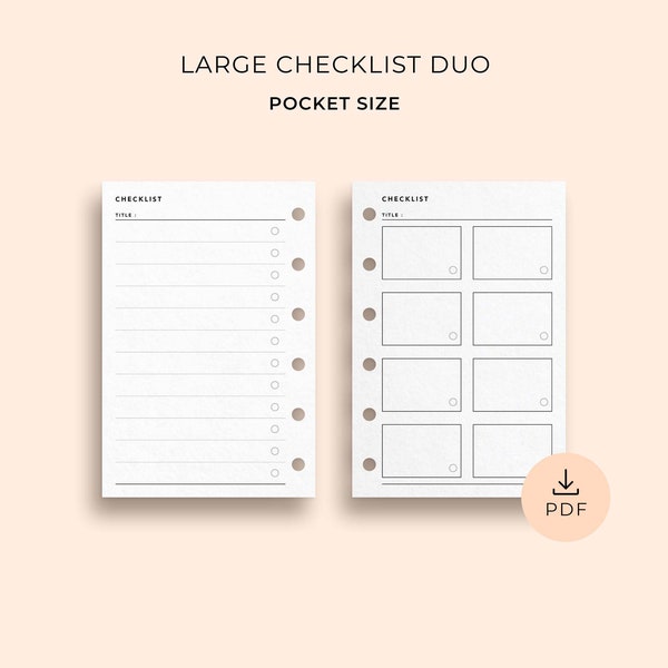 Inbox Checklist Template - Etsy