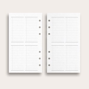 Printable List Bundle No. 2, Personal Size Printable to Do List ...