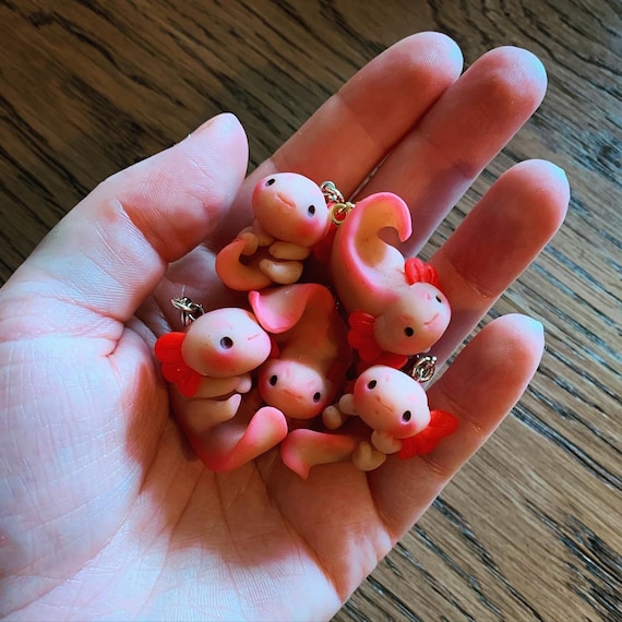Axolotl Polymer Charms on Sale Now - Etsy Australia