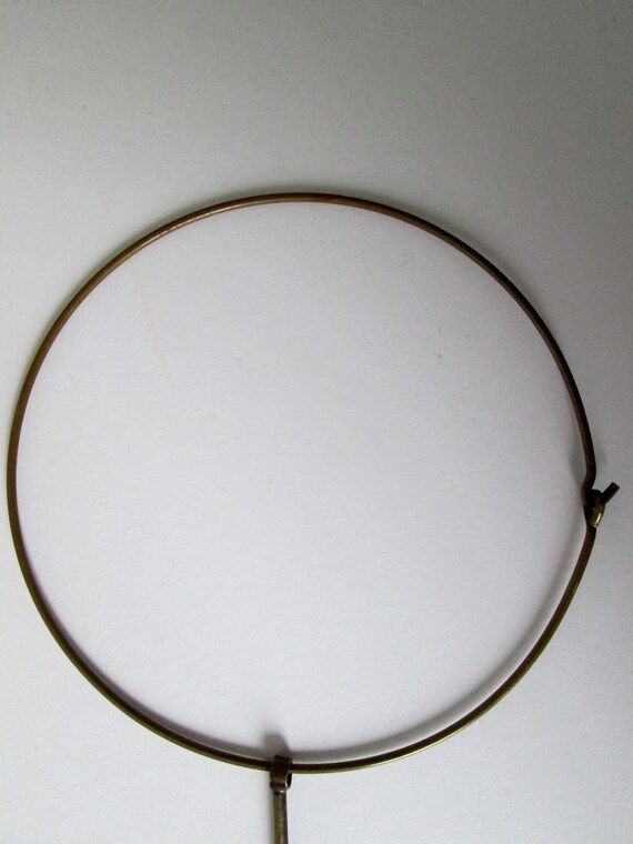 Brutalist modernist abstract 1970s pendant necklace, … - Gem