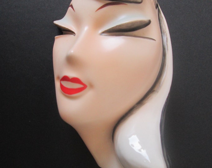 Rare Ceramic 1950s Wall Mask Designed 1956 by Armin Müller for W ...