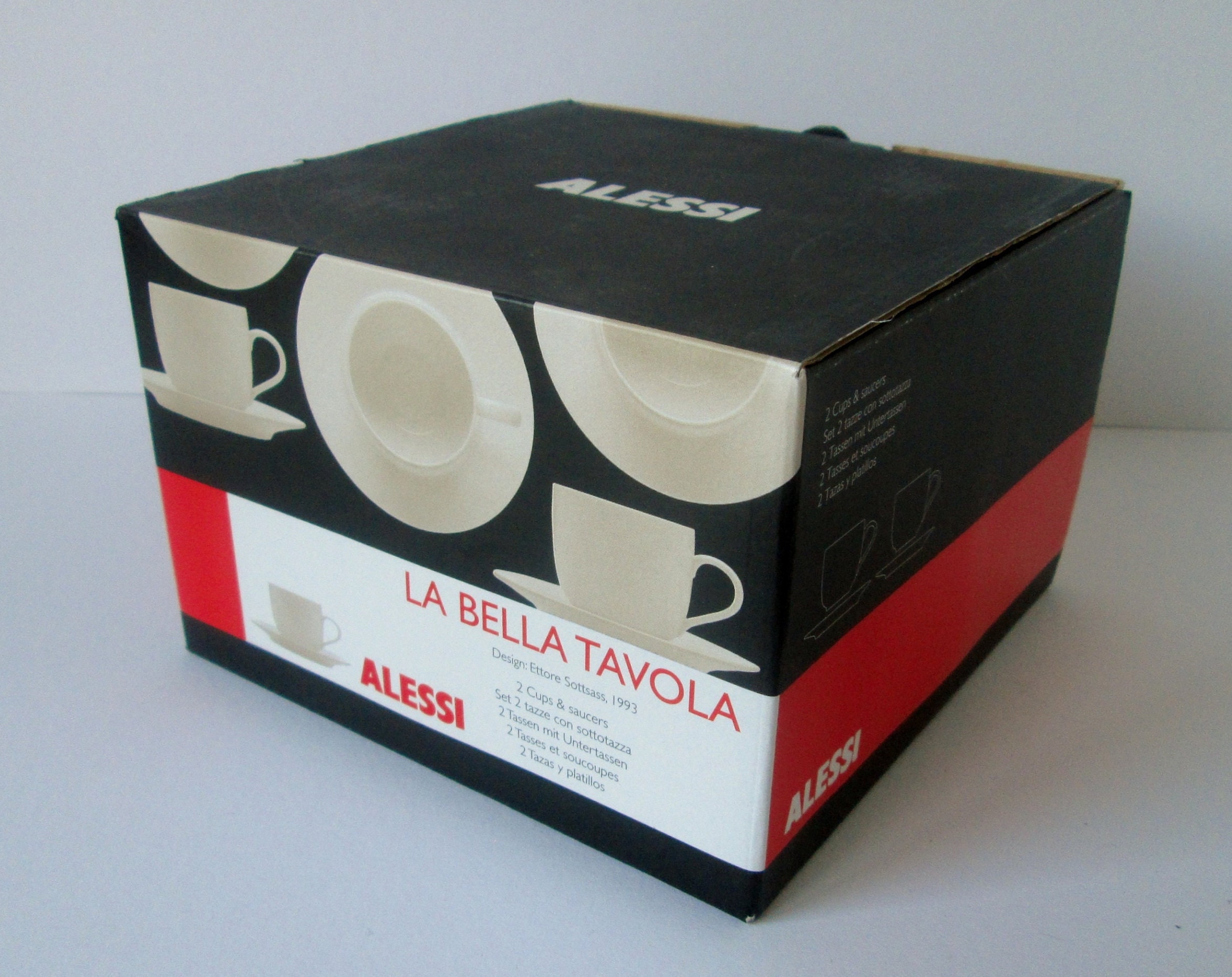 Alessi Italian Design La Bella Tavola Ettore Sottsass Set of 2 - Etsy